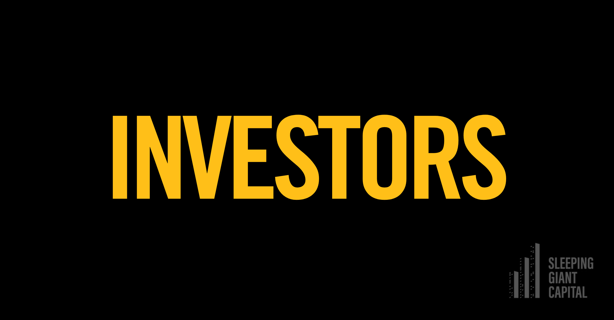 Investors | Sleeping Giant Capital